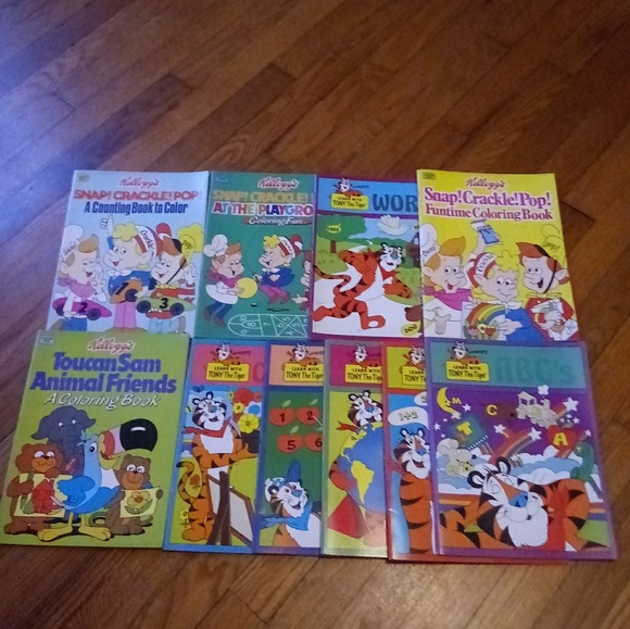 Other | Rare 198s Kelloggs Activity Books Lot | Poshmark